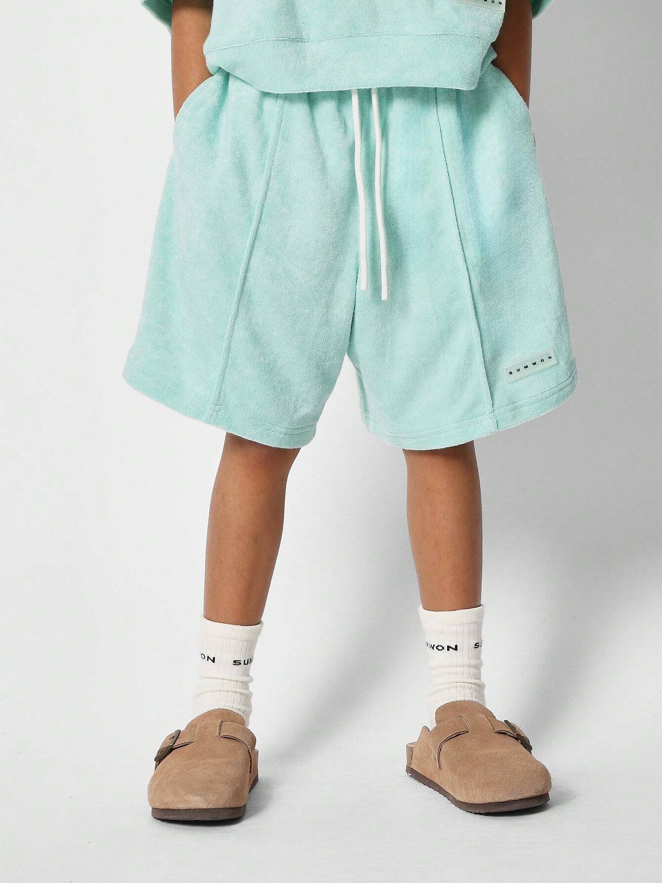 SUMWON Tween Girls Oversized Tee With Short 2 Piece Set Back To School ...