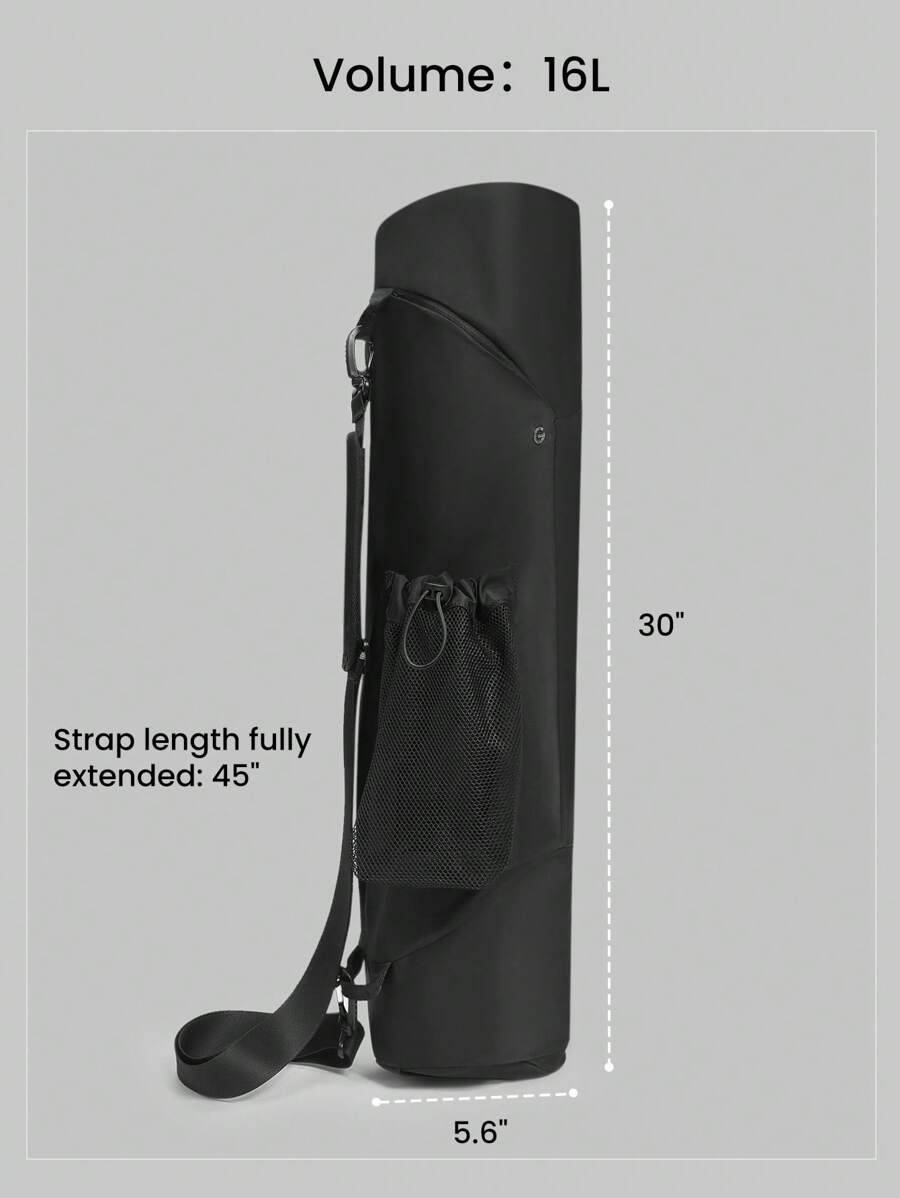 GLOWMODE 16L One-Shoulder Adjustable Padded Shoulder Strap Yoga Mat ...