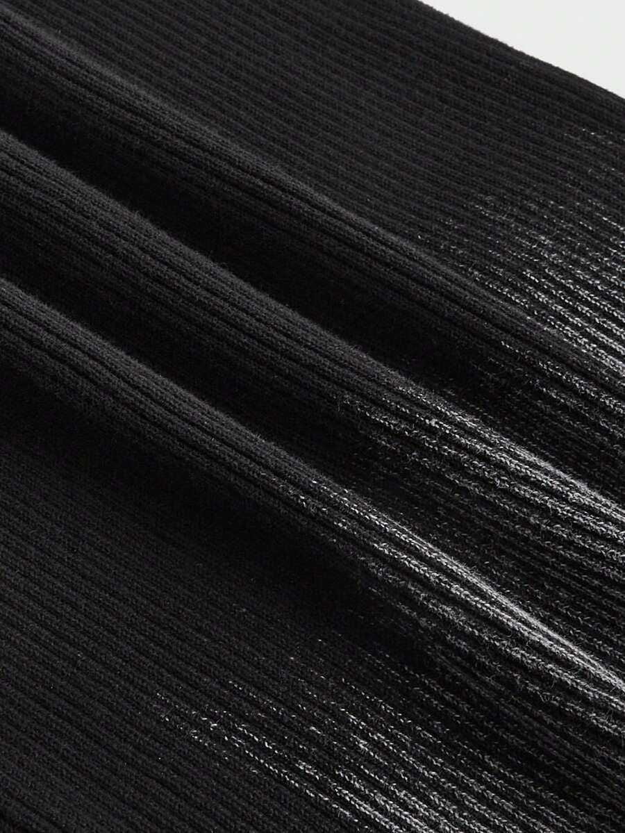 Manfinity UZERO Men's Solid Color Simple Knitted Top For Daily Wear ...