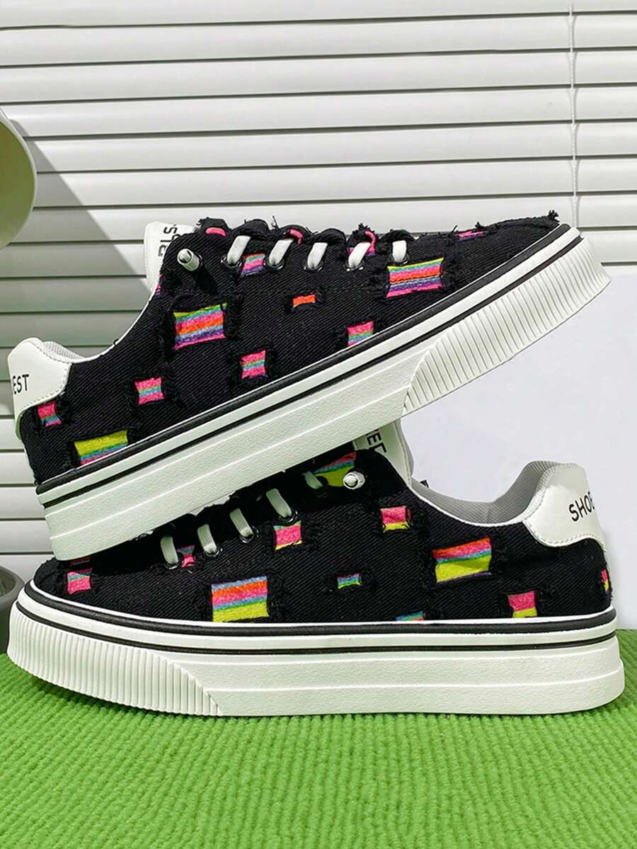 All-Seasons Comfortable & Versatile Men's Athletic Shoes, Casual Ripped ...