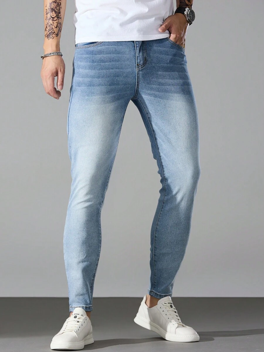 Manfinity Homme Jean moulant pour homme avec poches pour les sorties ...