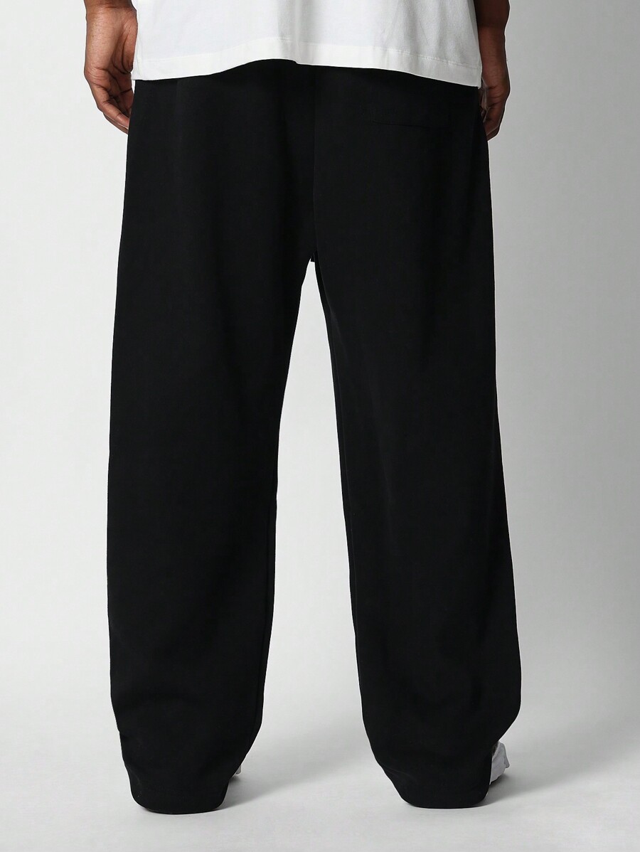 SUMWON Jogger esencial de peso súper premium con entrepierna caída ...