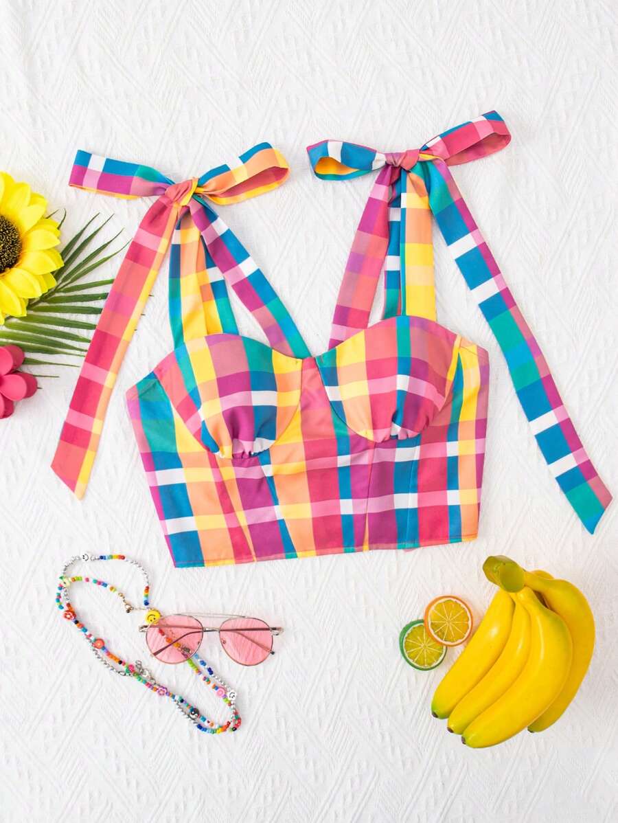 SHEIN VCAY Brazil Festa Junina Summer Women Outfits Vacation Women's ...