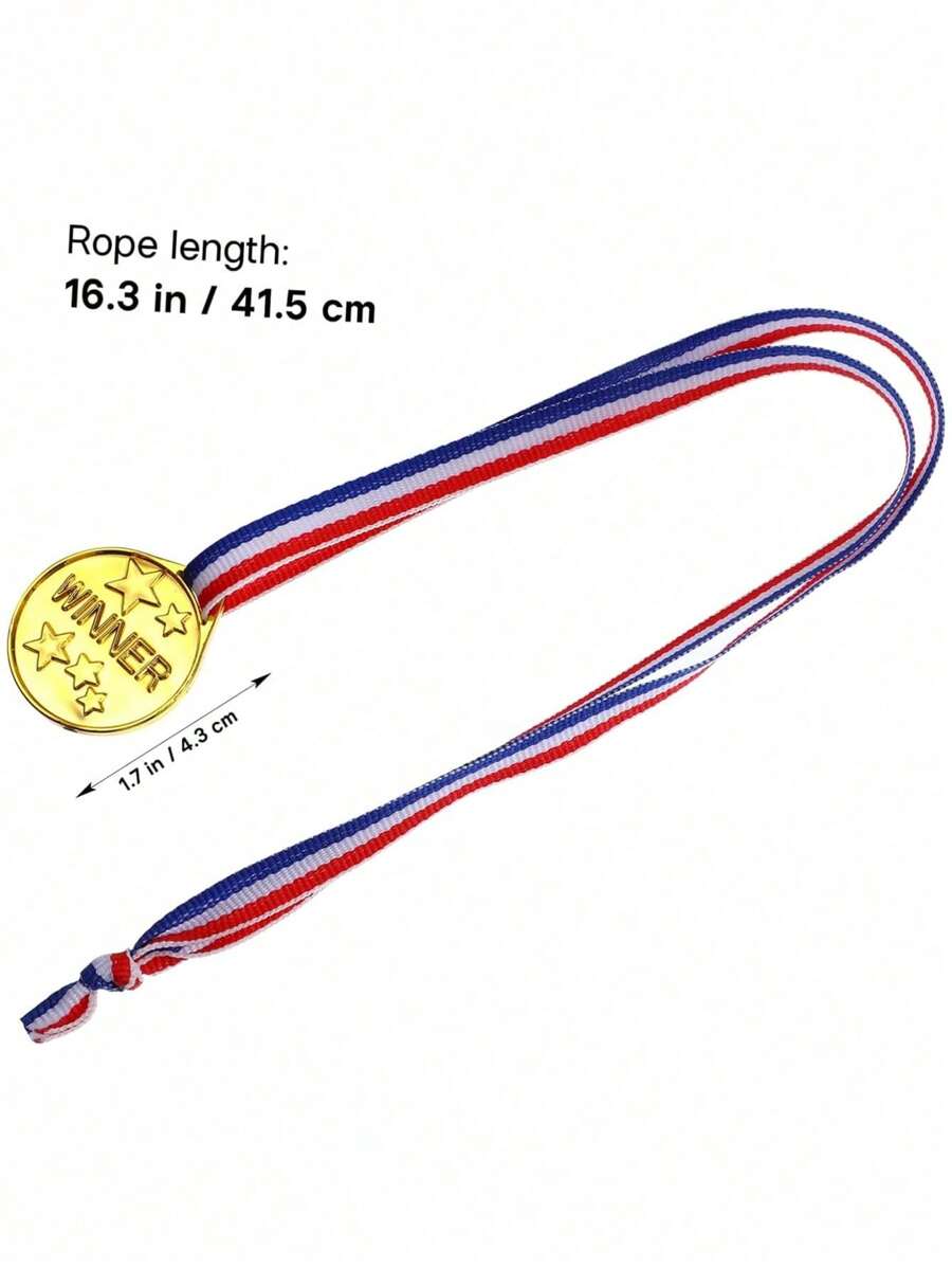 Plastic Medal Labels Toys Electroplated Gold Sports Medals Toys Party ...