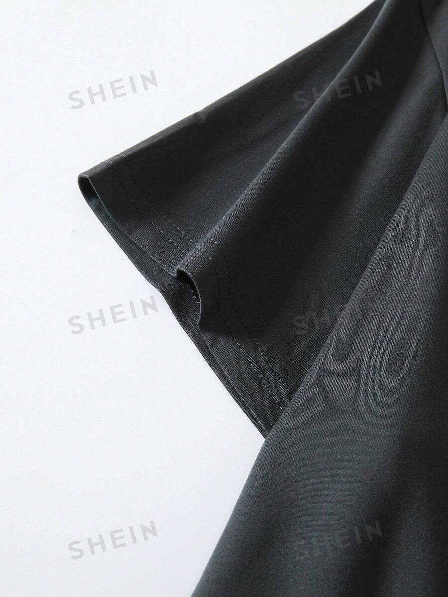 SHEIN LUNE Plus Size Colorful Letters With Star Print Simple English ...