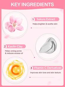 SlowSunday Sakura Mud Mask | SHEIN USA
