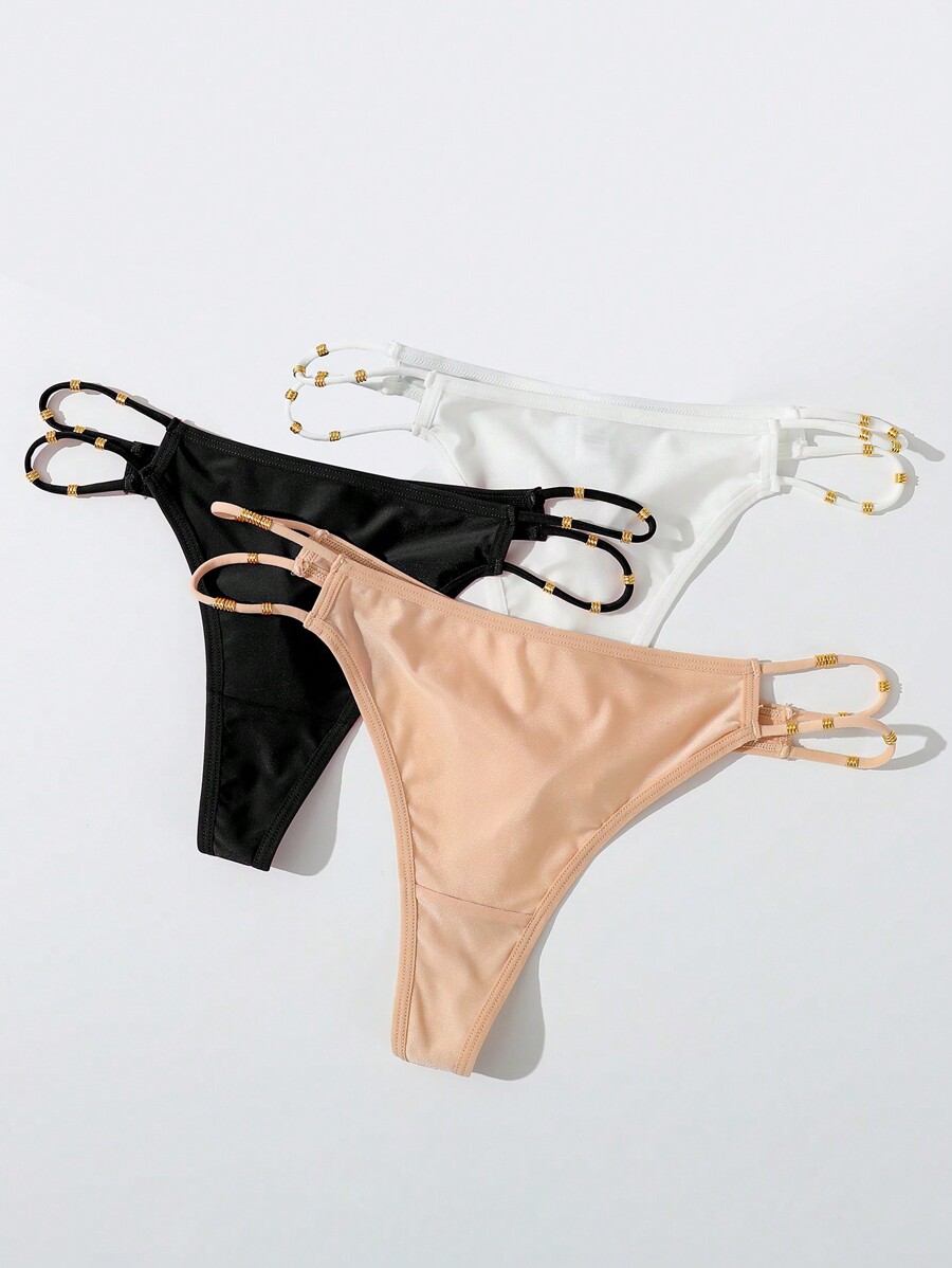 Women's Seamless Sexy Thongs (Pack Of 3) | SHEIN UK
