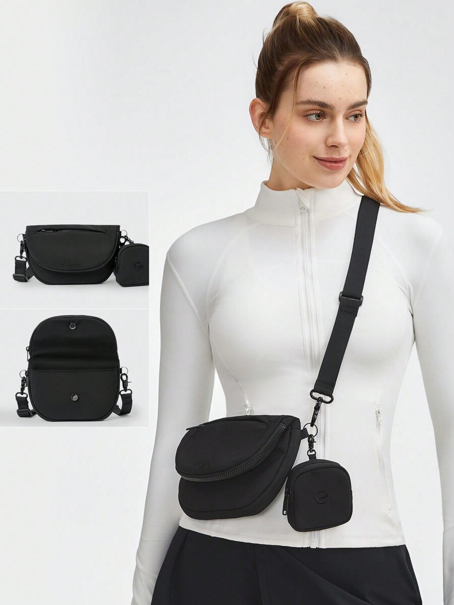 GLOWMODE Easy Commute Shoulder Strap Bag With Clippable Nano Pouch ...