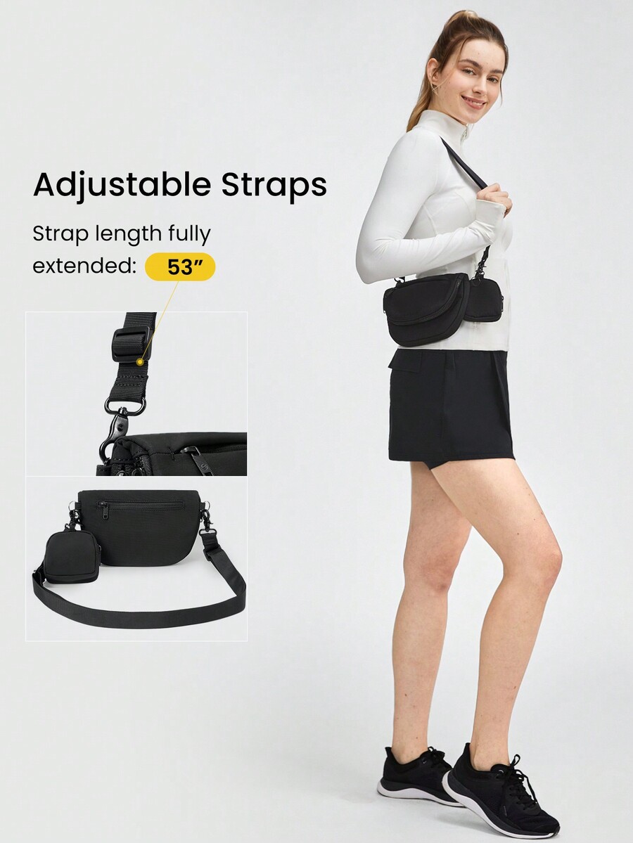 GLOWMODE Easy Commute Shoulder Strap Bag With Clippable Nano Pouch ...