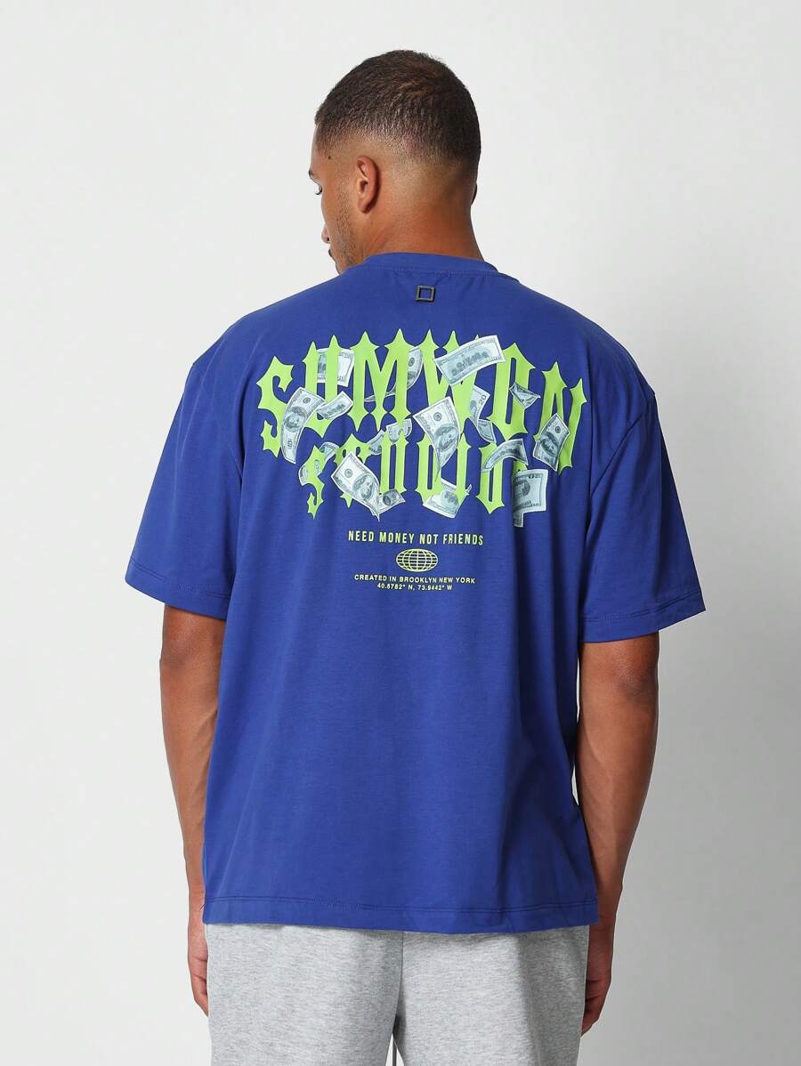 SUMWON T-shirt avec imprimé graphique à motif dollar gothique | Mode en ...