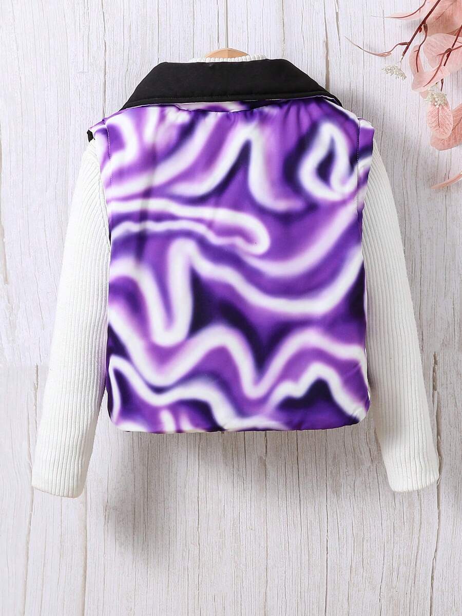 Tween Girl Reversible Sleeveless Vest, Warm Wear | SHEIN ASIA