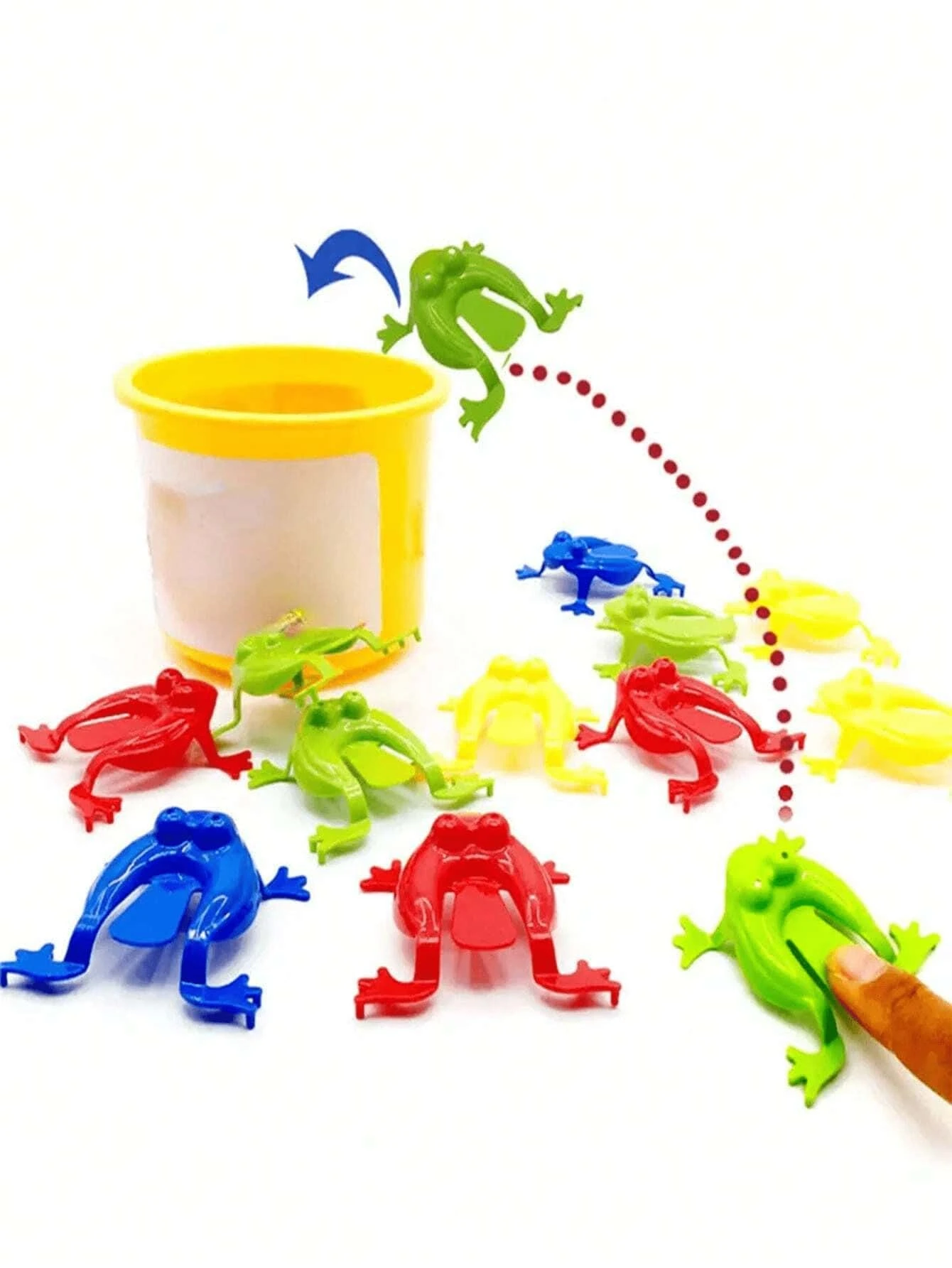 Press And Jump Frogs, Naughty Frogs, Stress Relieving Props, Plastic ...