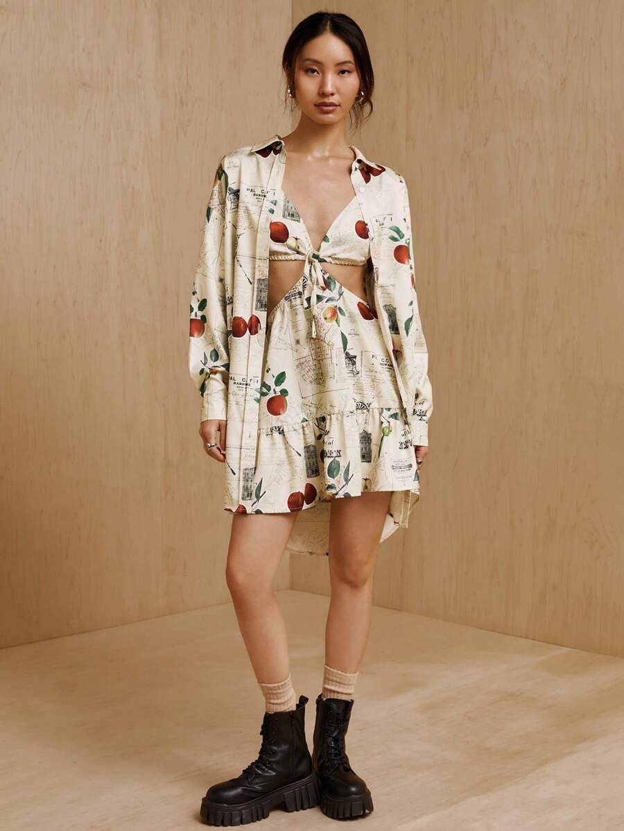 MONSE Designer Drop Shoulder Button-Down Shirt Dress Outfit,Fall,For ...