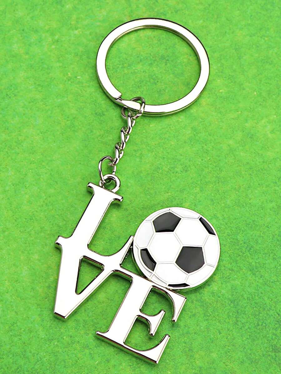 ROMWE 1pc Football Keychain With European Cup Trophy Design, Paris ...