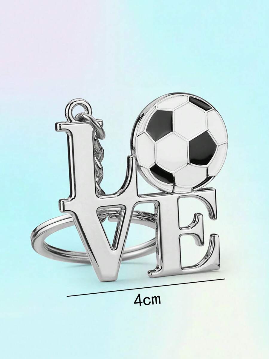 ROMWE 1pc Football Keychain With European Cup Trophy Design, Paris ...
