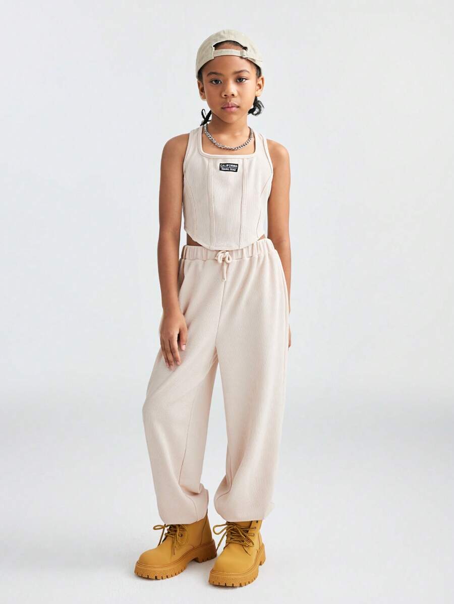 Coolane Kids Conjunto de dos piezas de niña preadolescente para ...