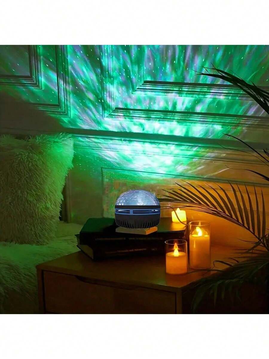 1pc LED Water Ripple Galaxy Starry Sky Projector - Create Magical Night ...