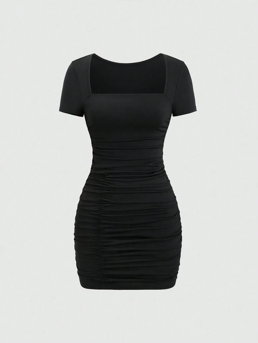 Sweetra French Sexy Style Bodycon Dress, Slim-Fit And Bodycon, Showing ...