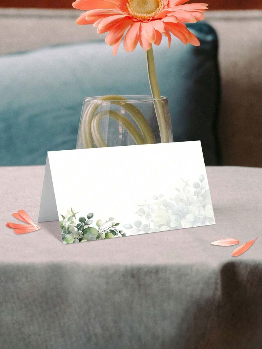 20pcs-Watercolor Place Cards For Wedding Greenery Seating Place Cards ...