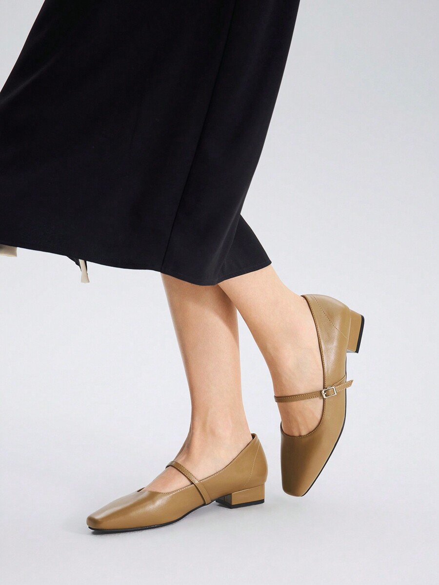 MOTF PREMIUM COMFORTABLE & VERSATILE SQUARE HEEL WOMEN FLAT SHOES ...