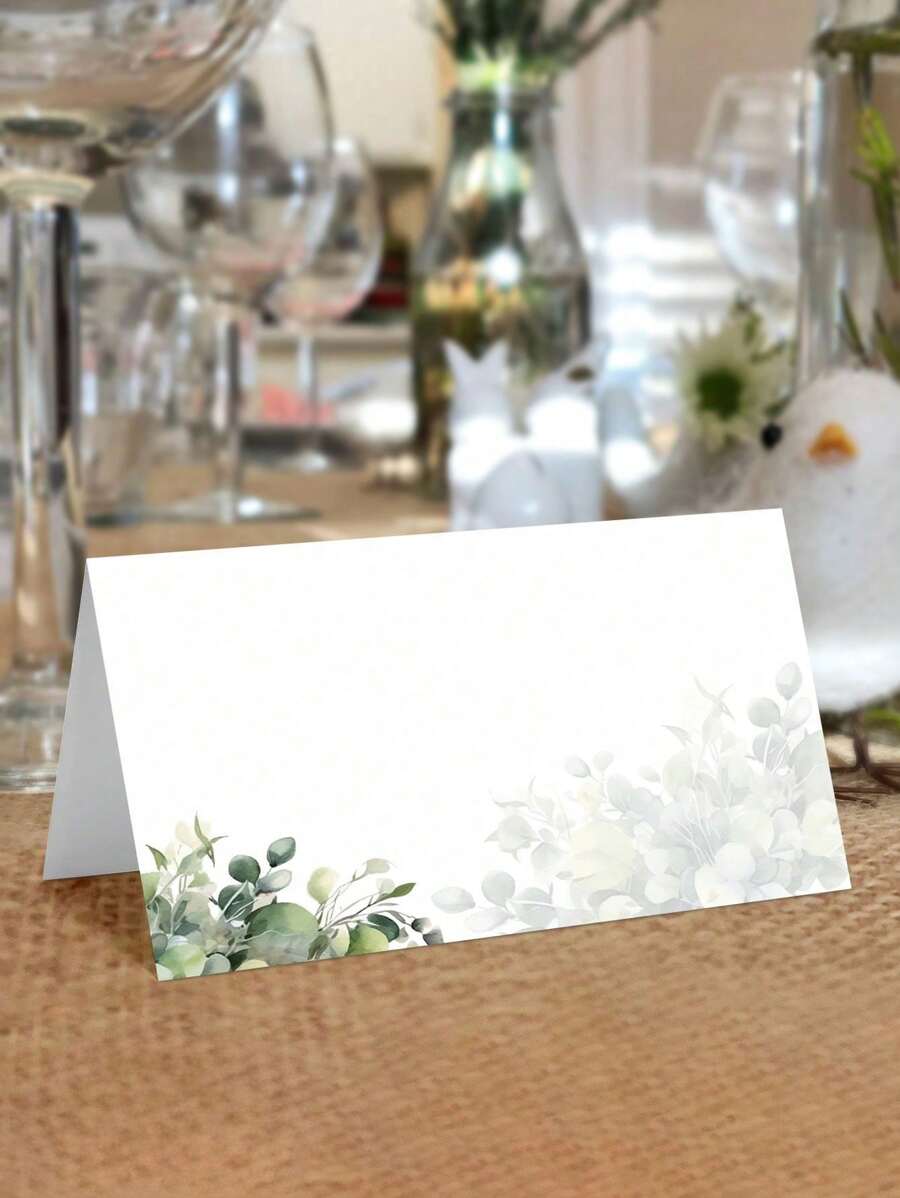 20pcs-Watercolor Place Cards For Wedding Greenery Seating Place Cards ...