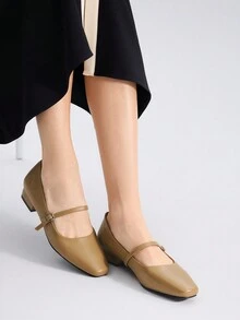 MOTF PREMIUM COMFORTABLE & VERSATILE SQUARE HEEL WOMEN FLAT SHOES ...