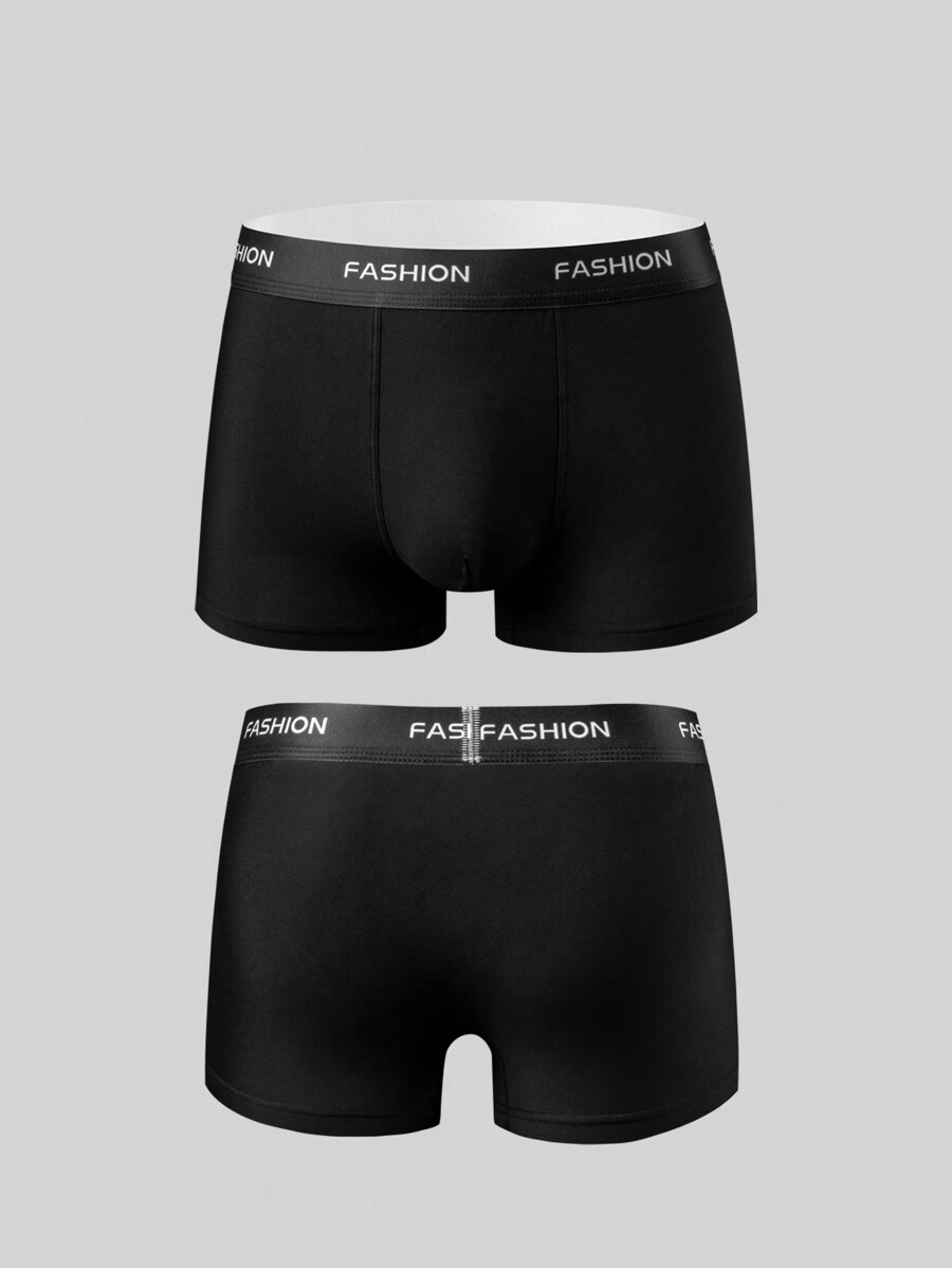 Manfinity SHEIN EasyFave 7 Pack Men's Letter Logo Elastic Waistband ...