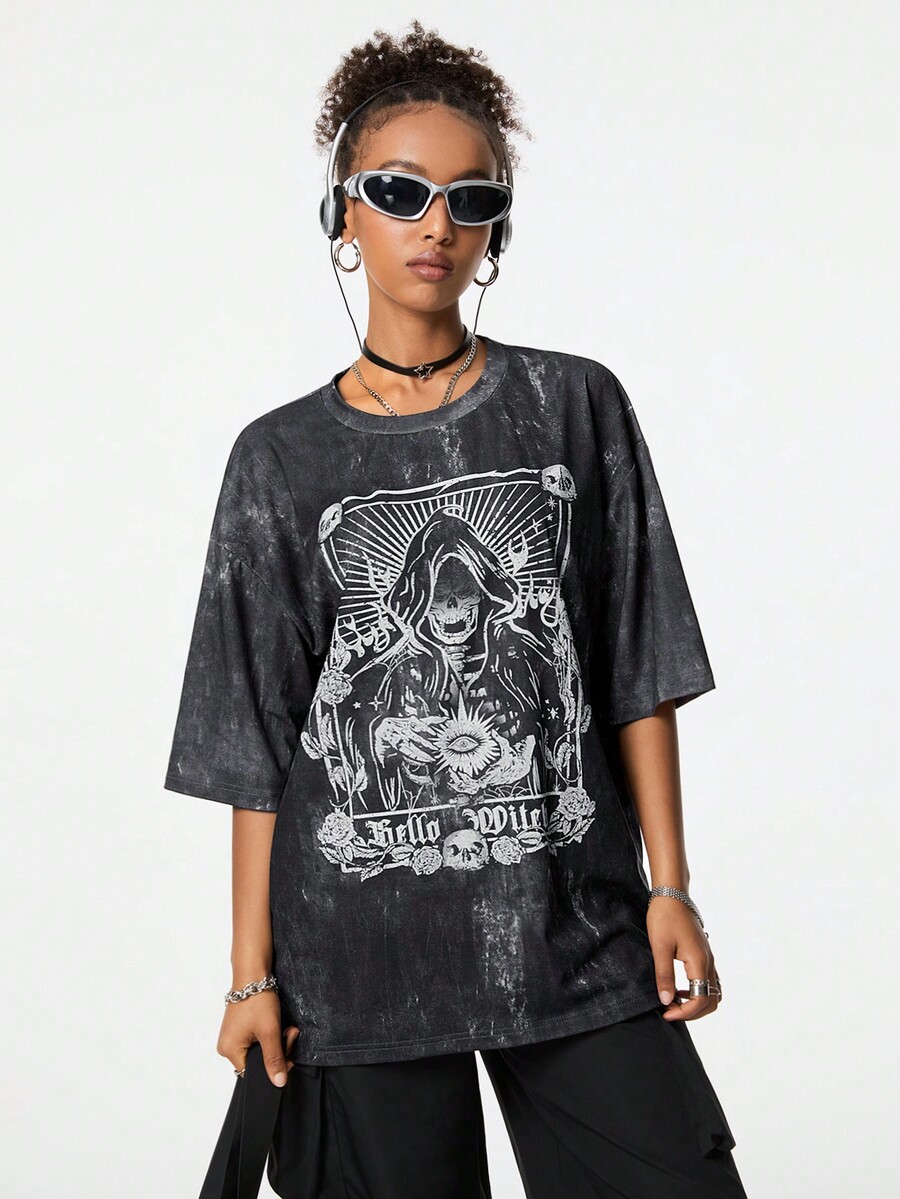 SHEIN Coolane Women's Y2K Streetwear Cool And Versatile Vintage ...