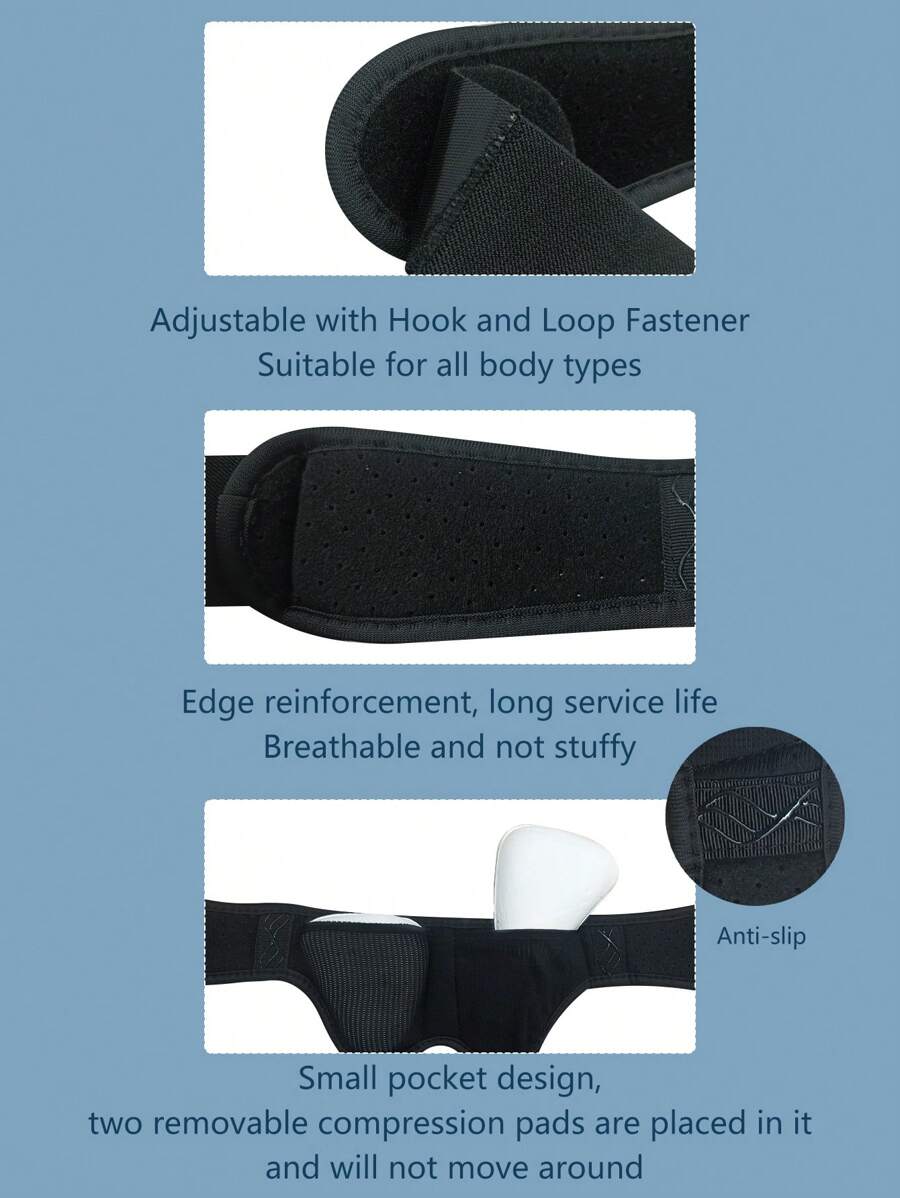 Manfinity Hernia Support Belt, Abdominal & Groin Compression Wrap, Care ...