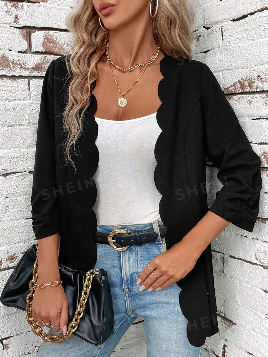 SHEIN Clasi Women's Elegant Black Back To School Clothes Fall Women ...
