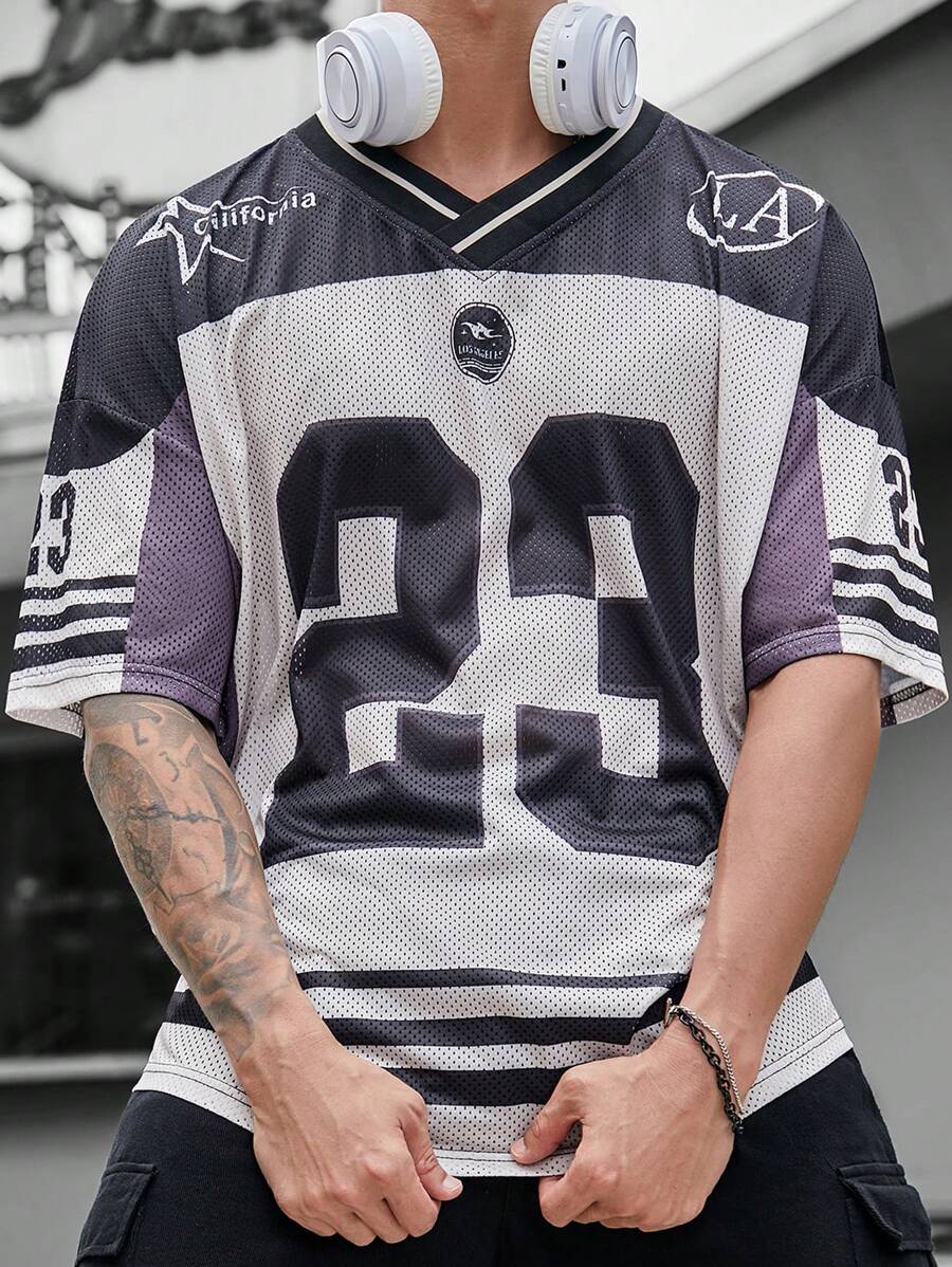 Manfinity Sporsity Men's Summer Trendy Sports College Popular Big ...