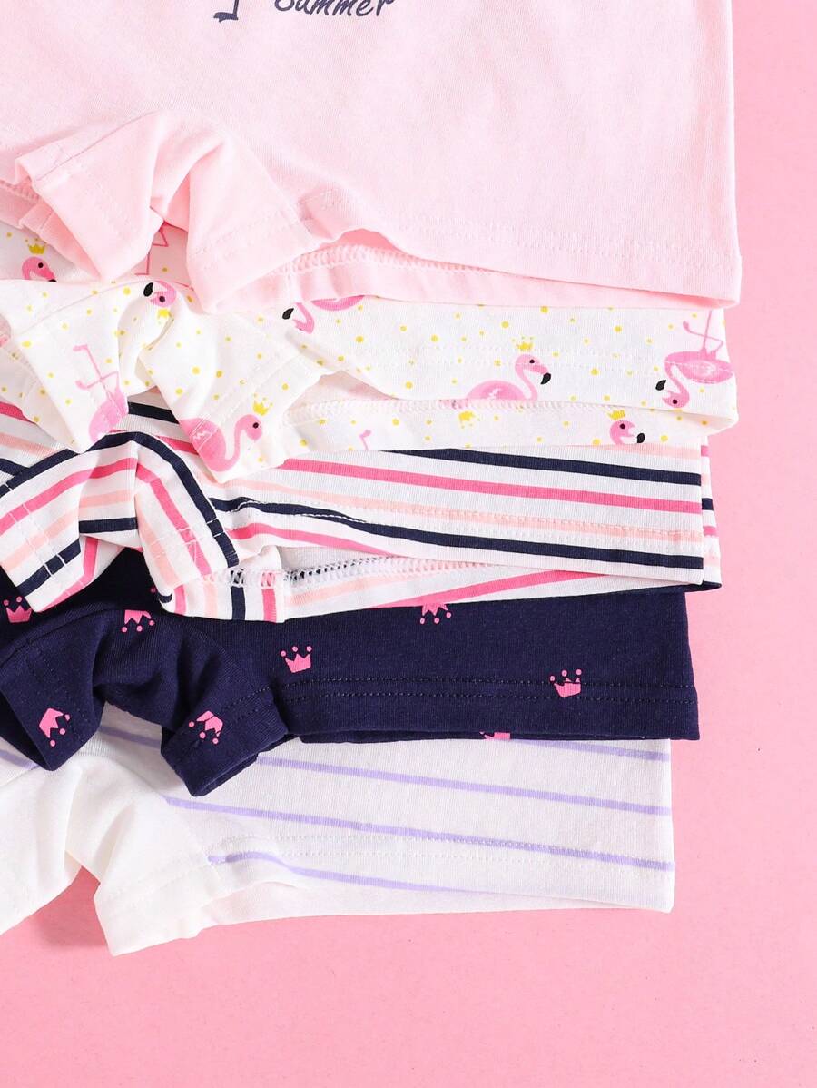 Tween Girl School Lingerie 5-Pack Traceable Boxer Briefs | SHEIN EUR