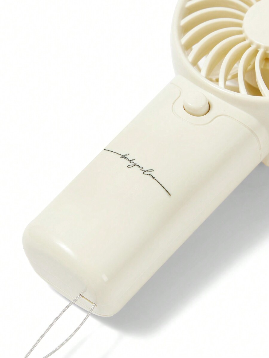 LineHome Artist Vacation Portable Black Mini Letter Fan With Battery ...