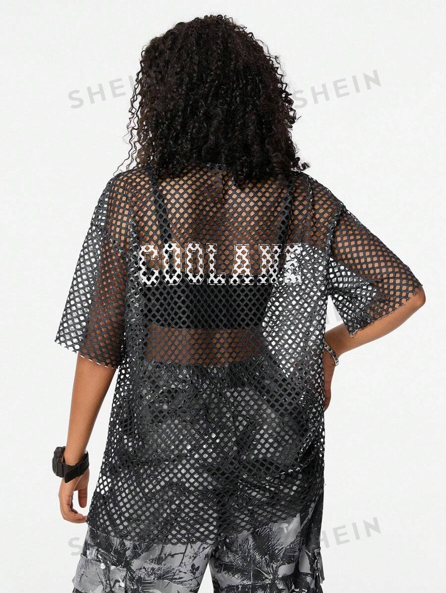 SHEIN Coolane Women's Oversized Streetwear Cool And Versatile Y2K ...