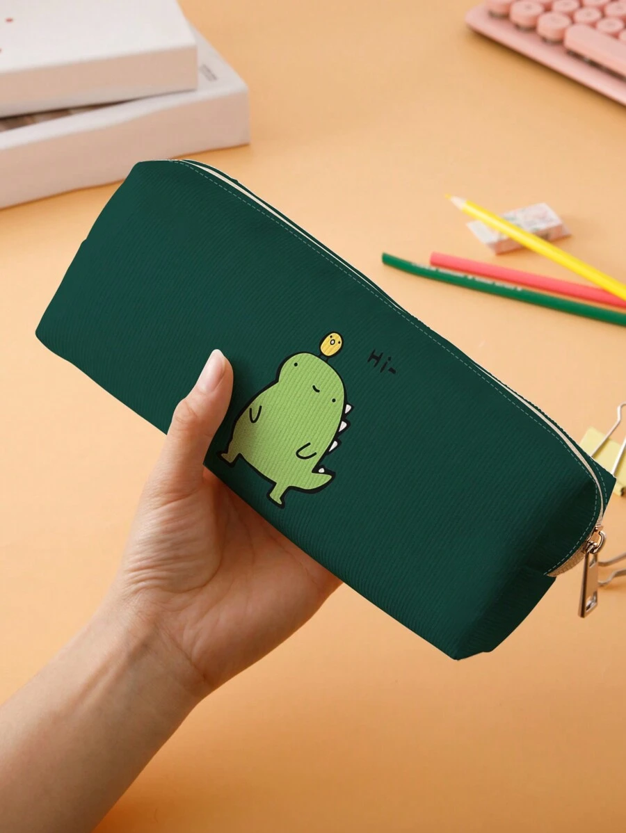 1pc Cartoon Dinosaur Pattern Pencil Case | SHEIN EUR