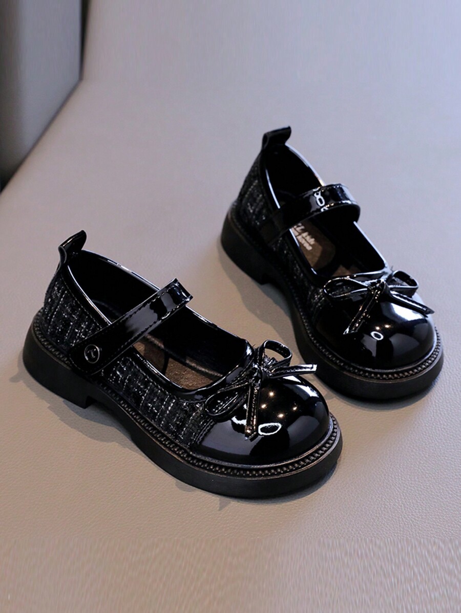 Chaussures pour filles Nouvelle chaussure noire à semelle souple de ...