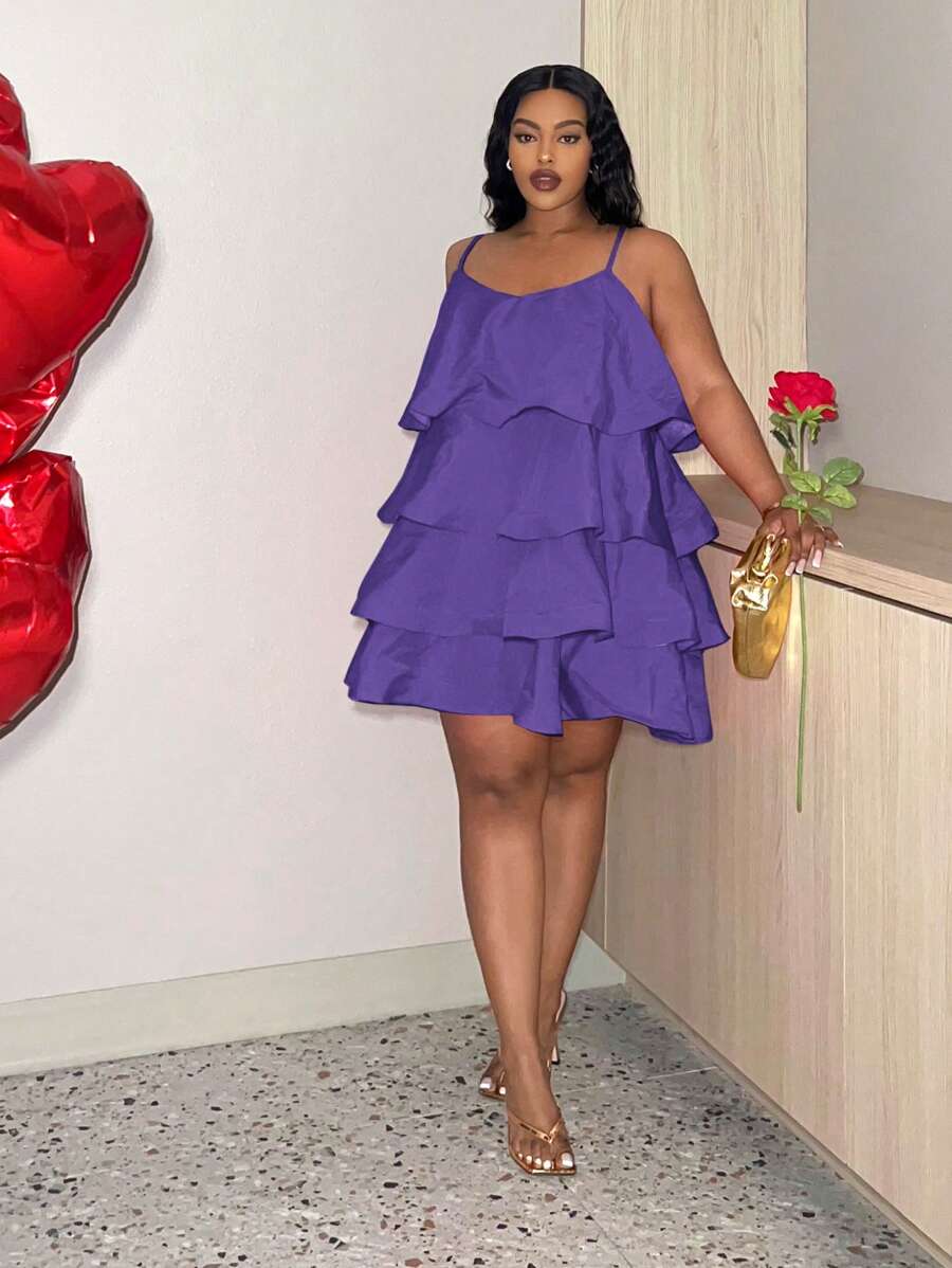 SHEIN Slayr Plus Size Fiery Valentine's Day Red See-Through Multi ...
