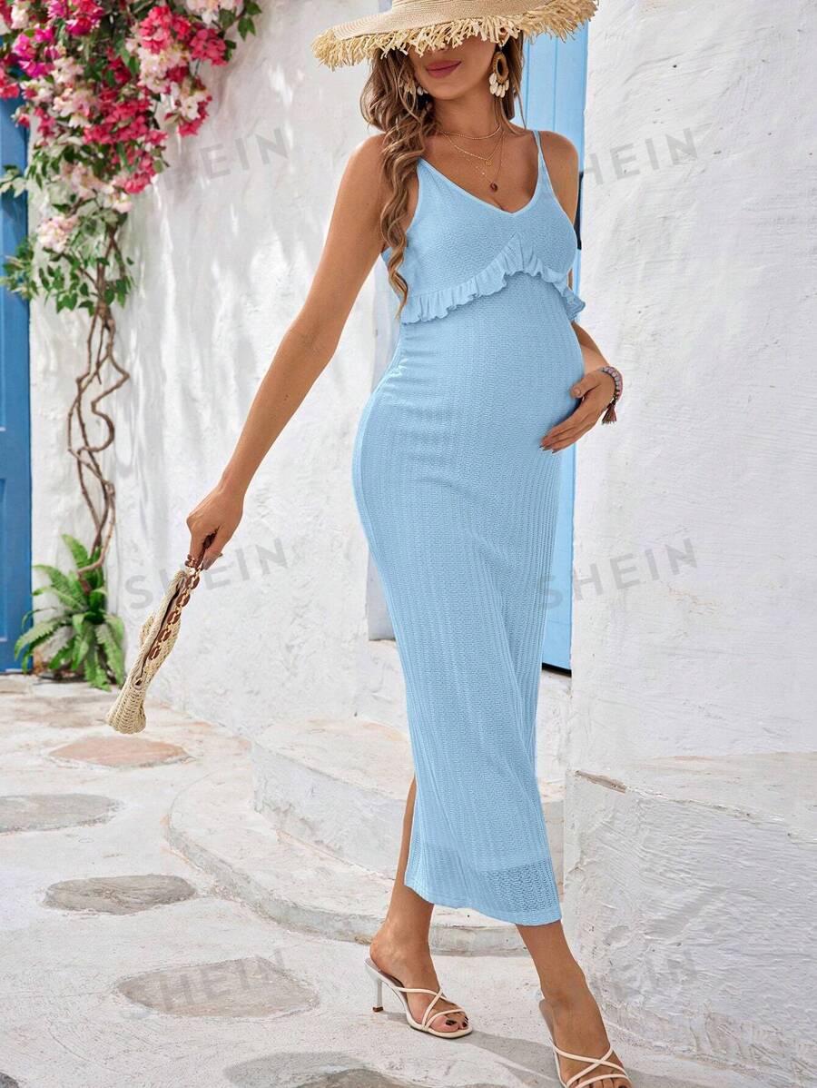 SHEIN Maternity Dress, Perfect For Island Vacation | SHEIN UK