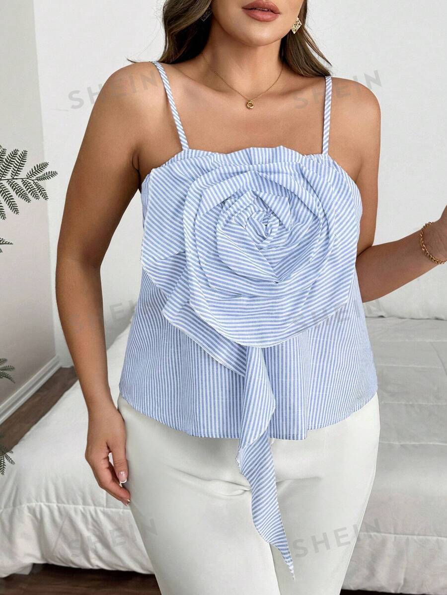 SHEIN Privé Plus Size Elegant Commuting Sexy Date Beach Party High-End ...