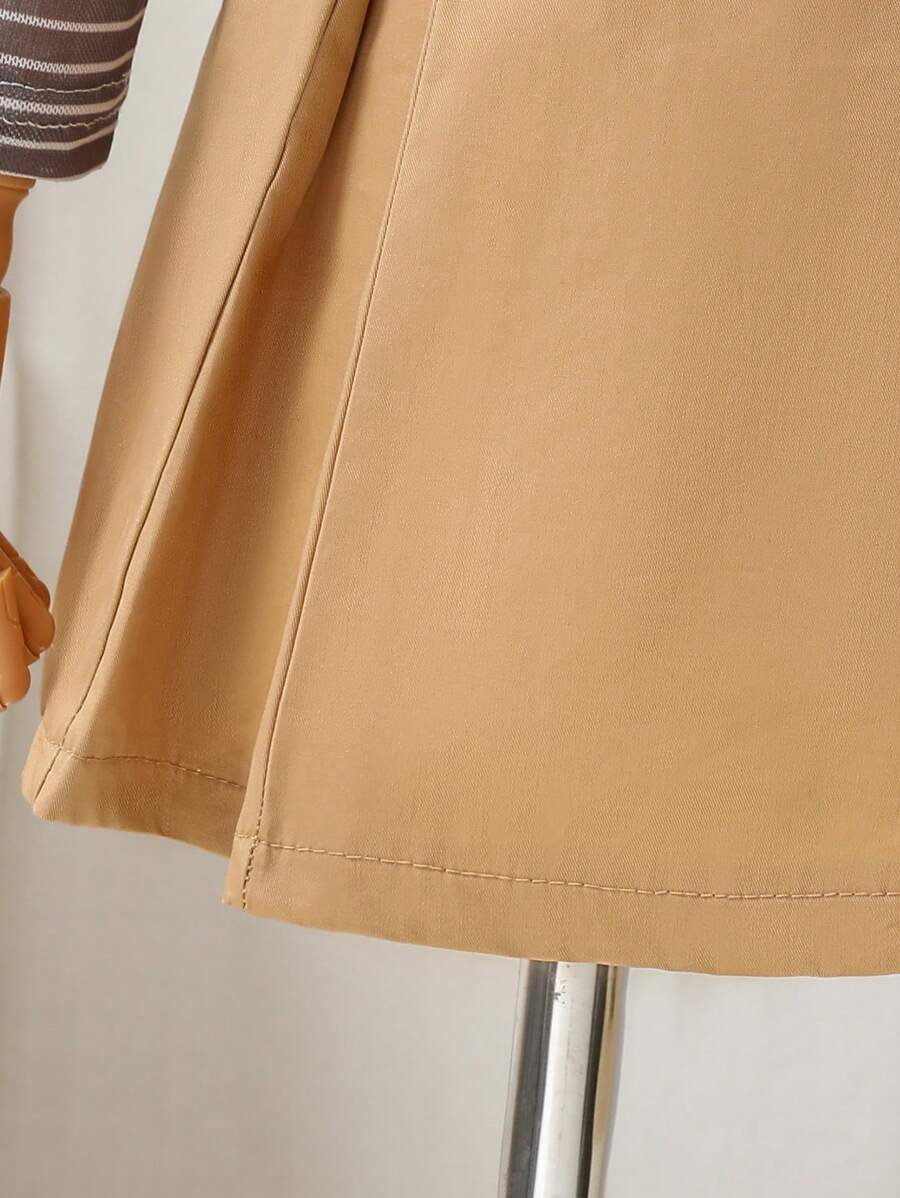 SHEIN Baby Girls' Khaki 2 In 1 Fun Movie Character Cosplay Dress Up ...