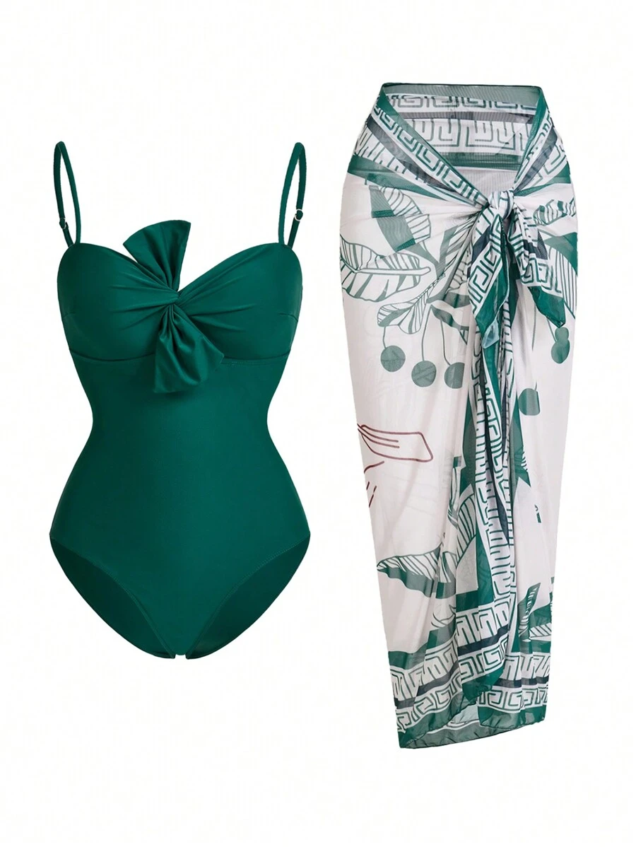 Swim Oasis Conjunto de mujer de top con tirantes finos y espalda ...