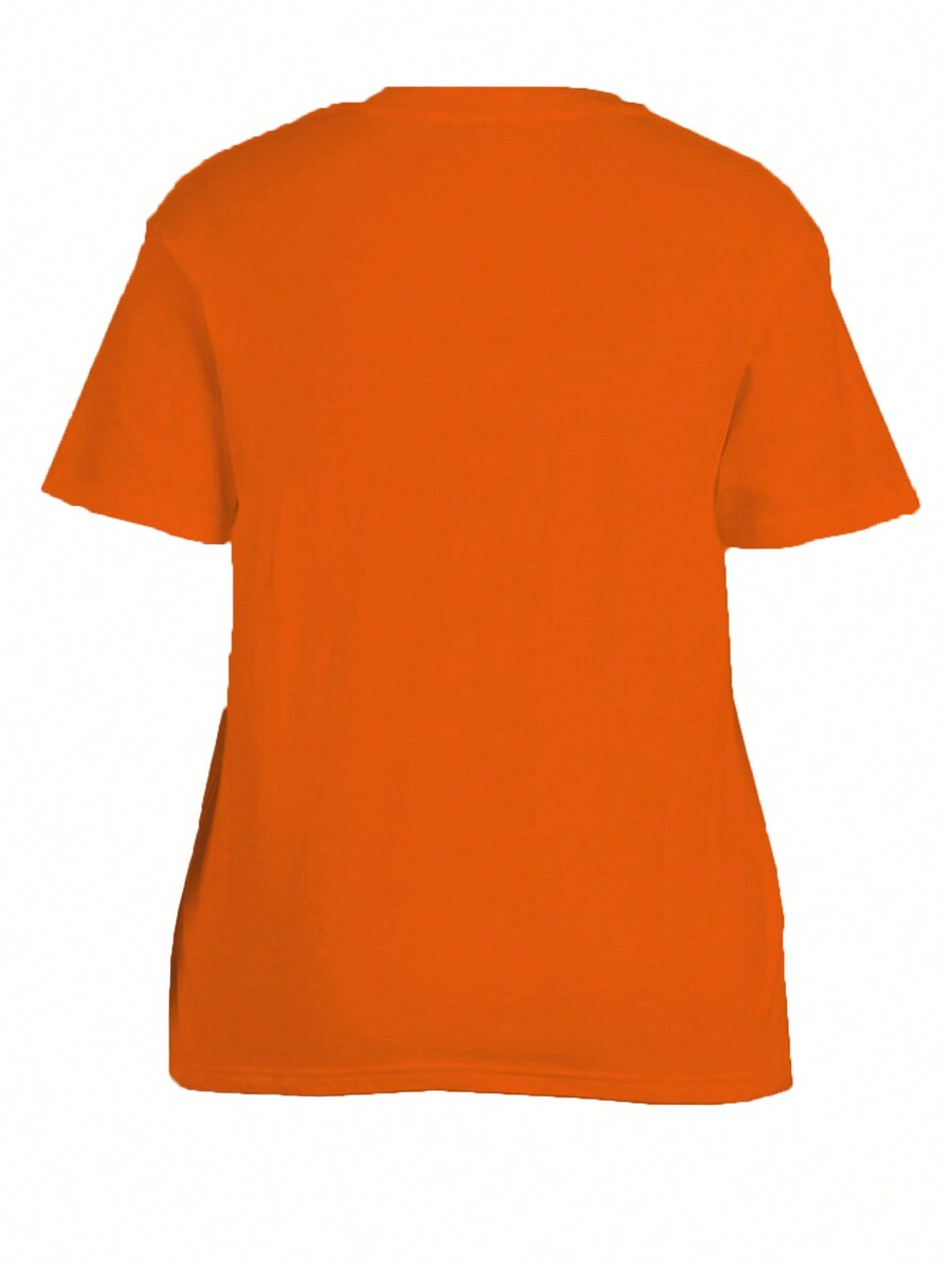 SHEIN Essnce Women's Slim Fit Casual Short Sleeve T-Shirt Graphic Tees ...