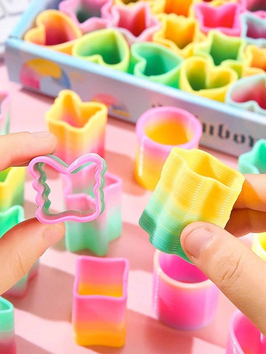 Set de 10 piezas de juguetes de resortes de colores aleatorios ...