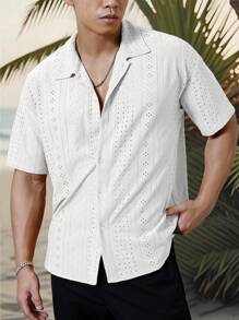 Manfinity Homme Men's Vacation Casual Style, INS Matched With A Knitted ...