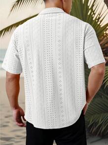 Manfinity Homme Men's Vacation Casual Style, INS Matched With A Knitted ...