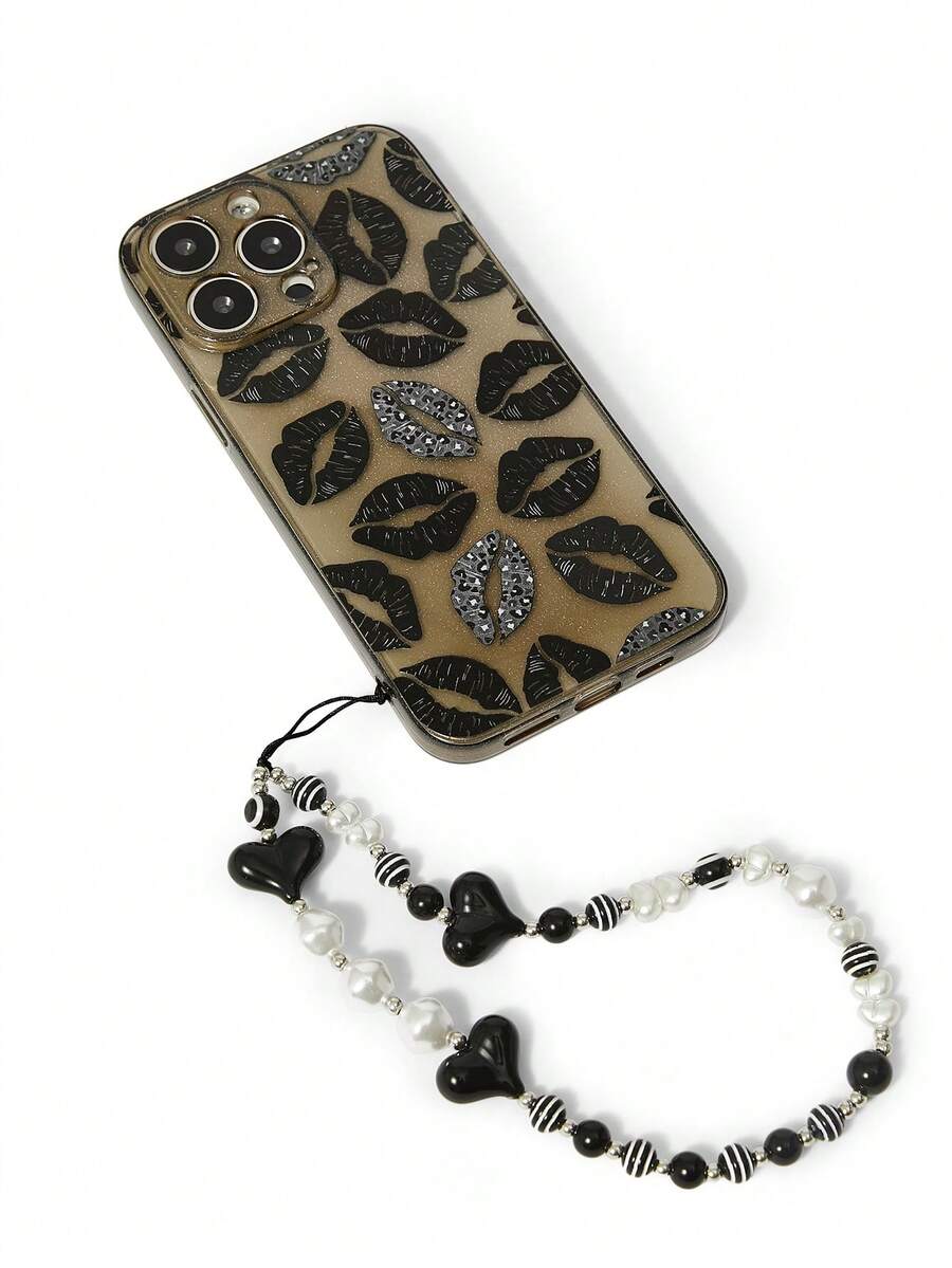 Skyy Designs Co Artist Y2K Black Lips Phone Case | SHEIN EUR