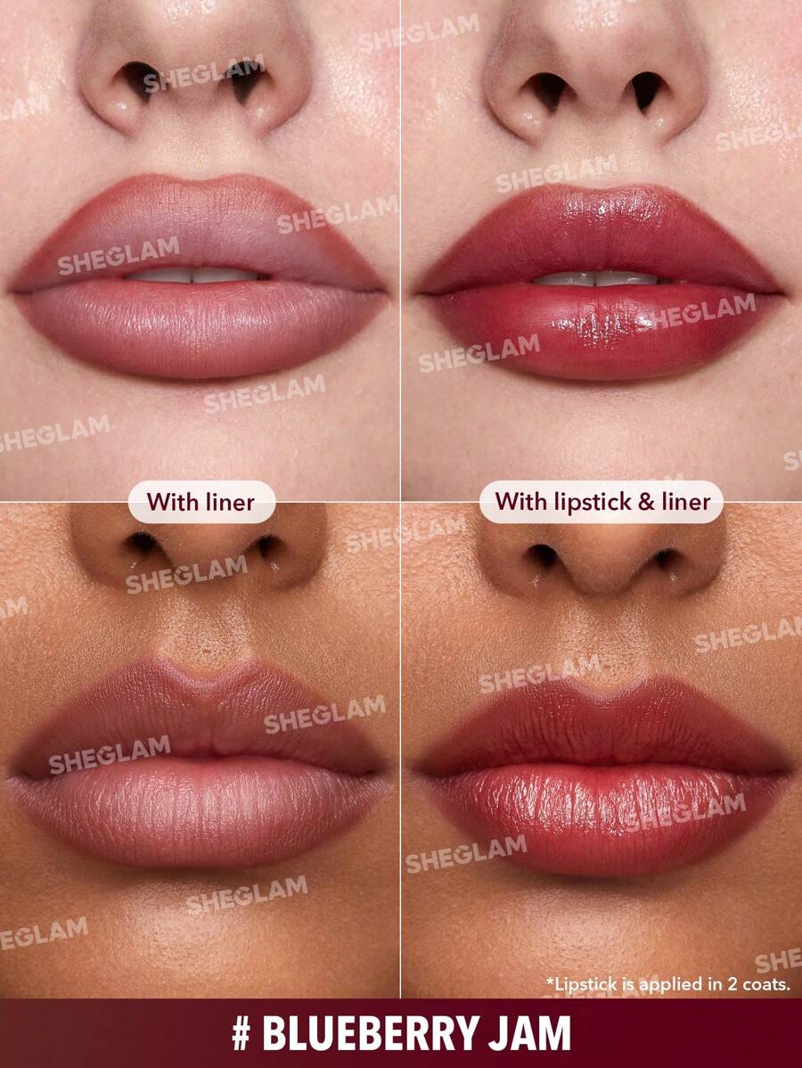 SHEGLAM DúO De LáPiz Labial Y Delineador Glam 101 Sheer Tinted ...