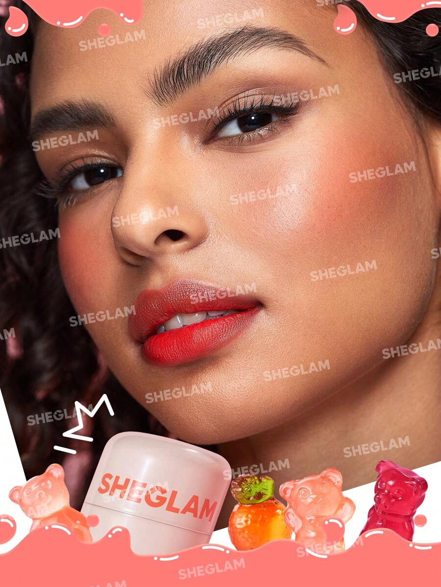 SHEGLAM Jelly-Licious Hydrating Lip & Blush Tint-Ahoy 4 Colors Watery ...