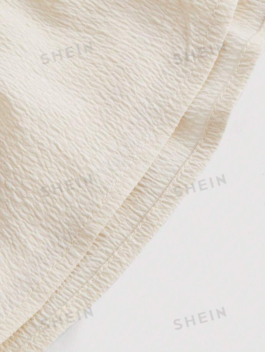 SHEIN MOD White Bow Tie Multilayer Ruffled Hem Summer Skirt | SHEIN UK