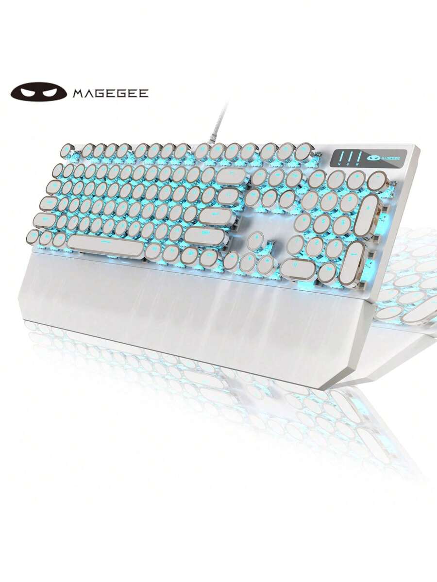 MageGee MageGee Teclado mecánico para juegos de máquina de escribir ...